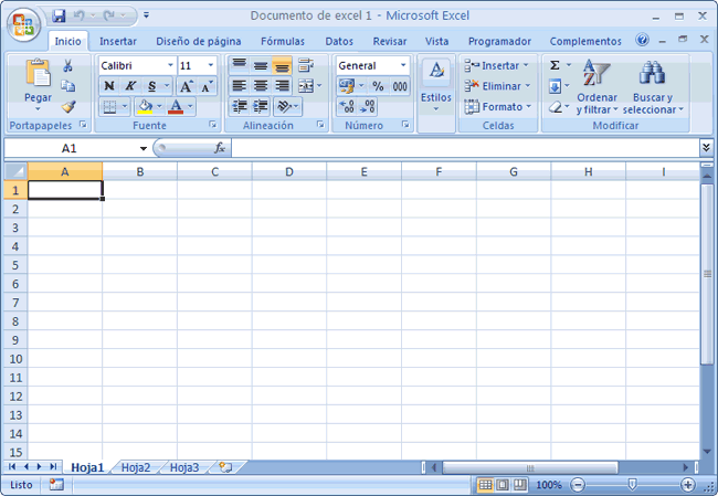 Excel: VENTANAS DE APLICACION